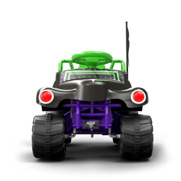 6 Volt Grave Digger Ride on Car Monster Truck Monster Jam Graphics for ...